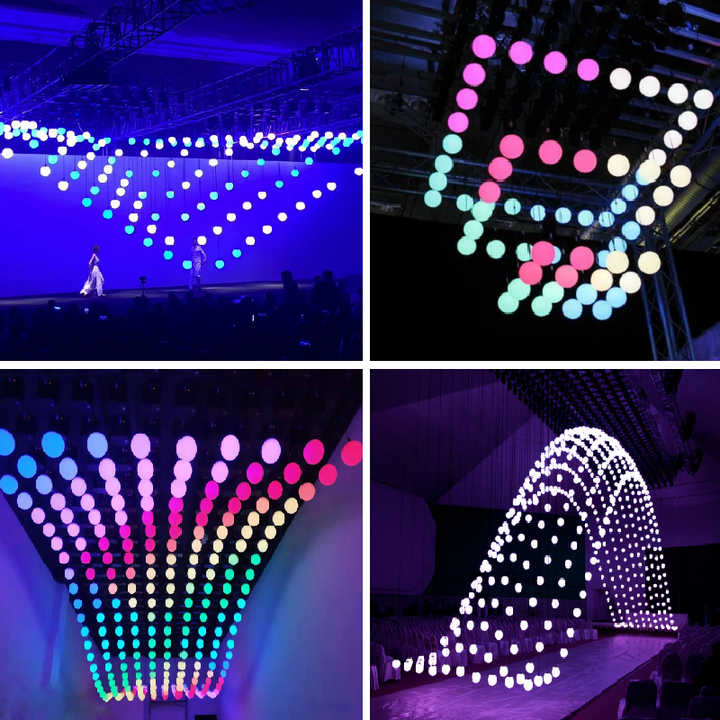 RGB Stage Kinetic Ball Light System for Disco Club Party
