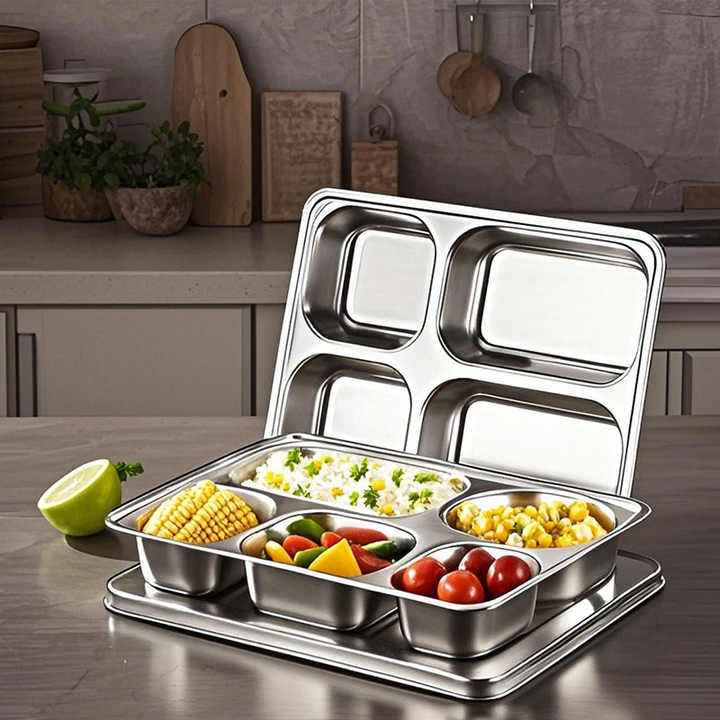 Wholesale Sustainable 304 Stainless Steel Snack Trays