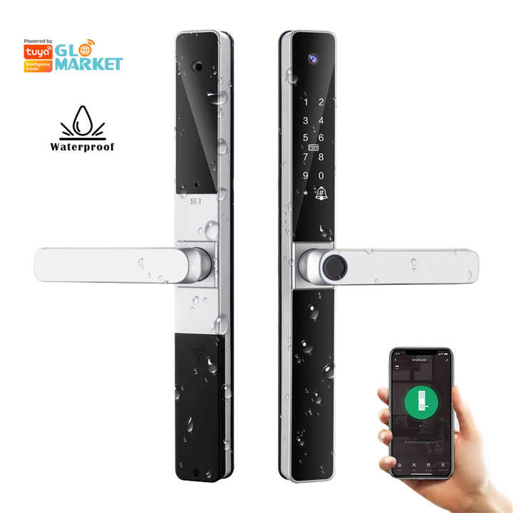 Glomarket Tuya Ttlock Smart Sliding Door Lock Waterproof Intelligente ...
