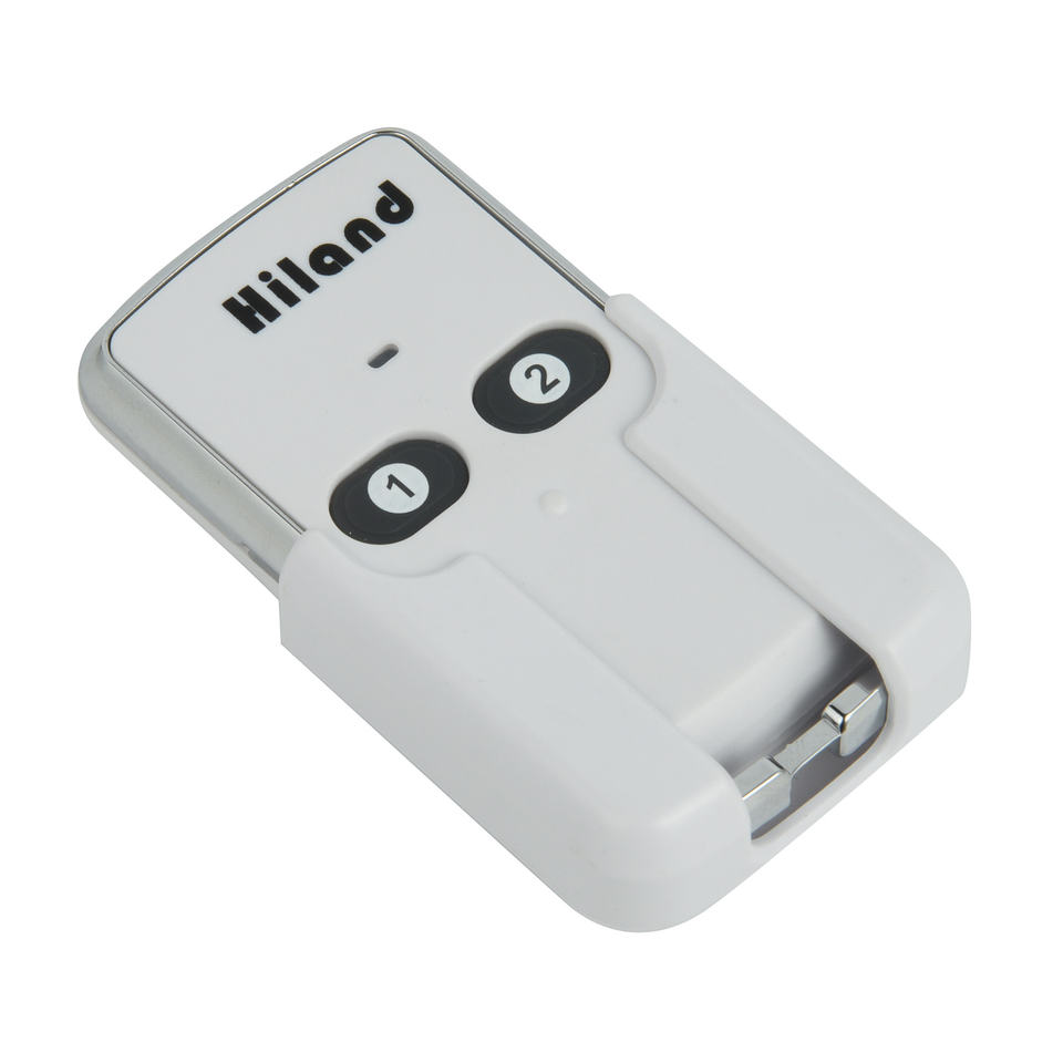Hiland Wireless Rolling Code Remote Control | 2-Button Key Fob, 50m ...