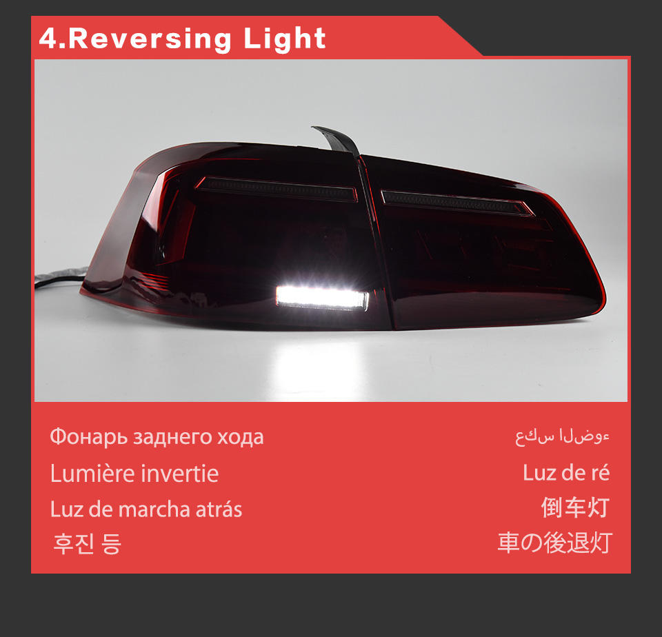 Car Lights For Volkswagen Passat Led Tail Light 2011-2016 Dynamic ...