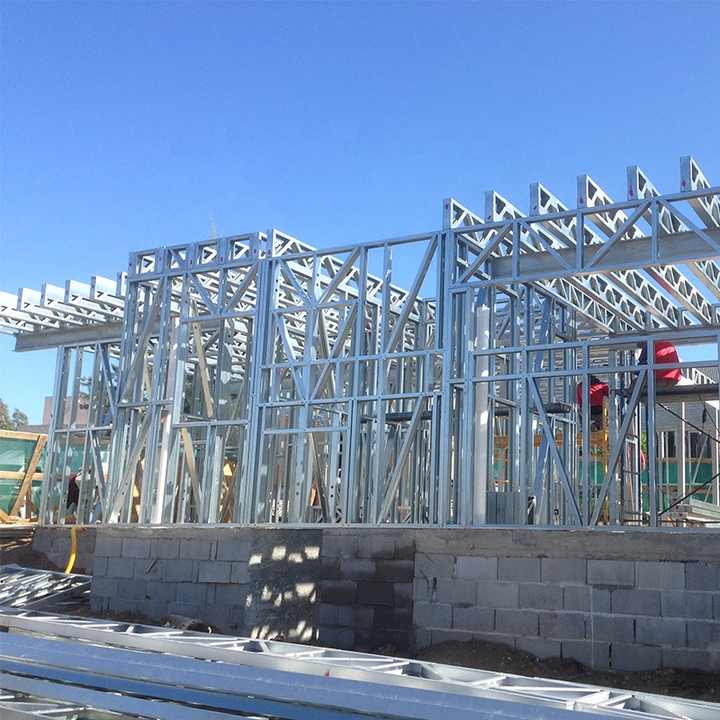 Luxury Light Steel Frame Kit for 2-Floor Prefab House