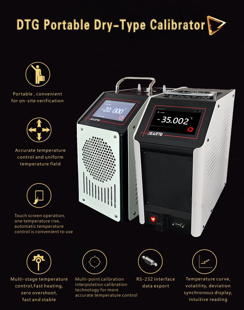 Portable Dry Block Well -35 to 150 Deg C Low Temperature Calibrator ...