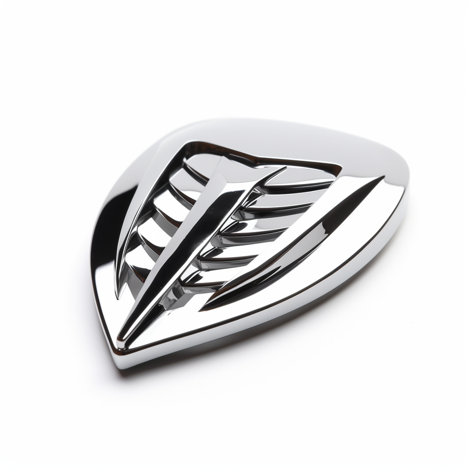 Custom 3D Chrome Emblem - Luxurious Car Badge Sticker