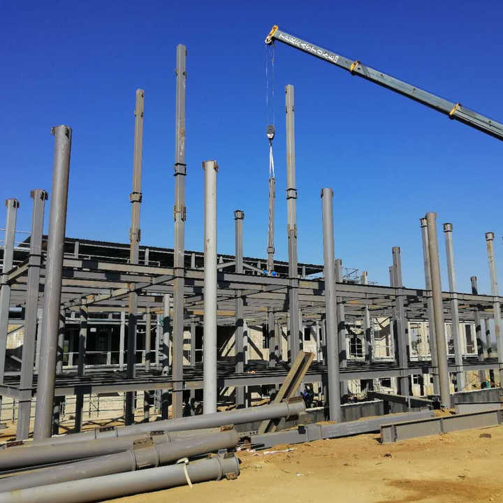 ISO Light Weight Prefabricated Steel Structure Office Building