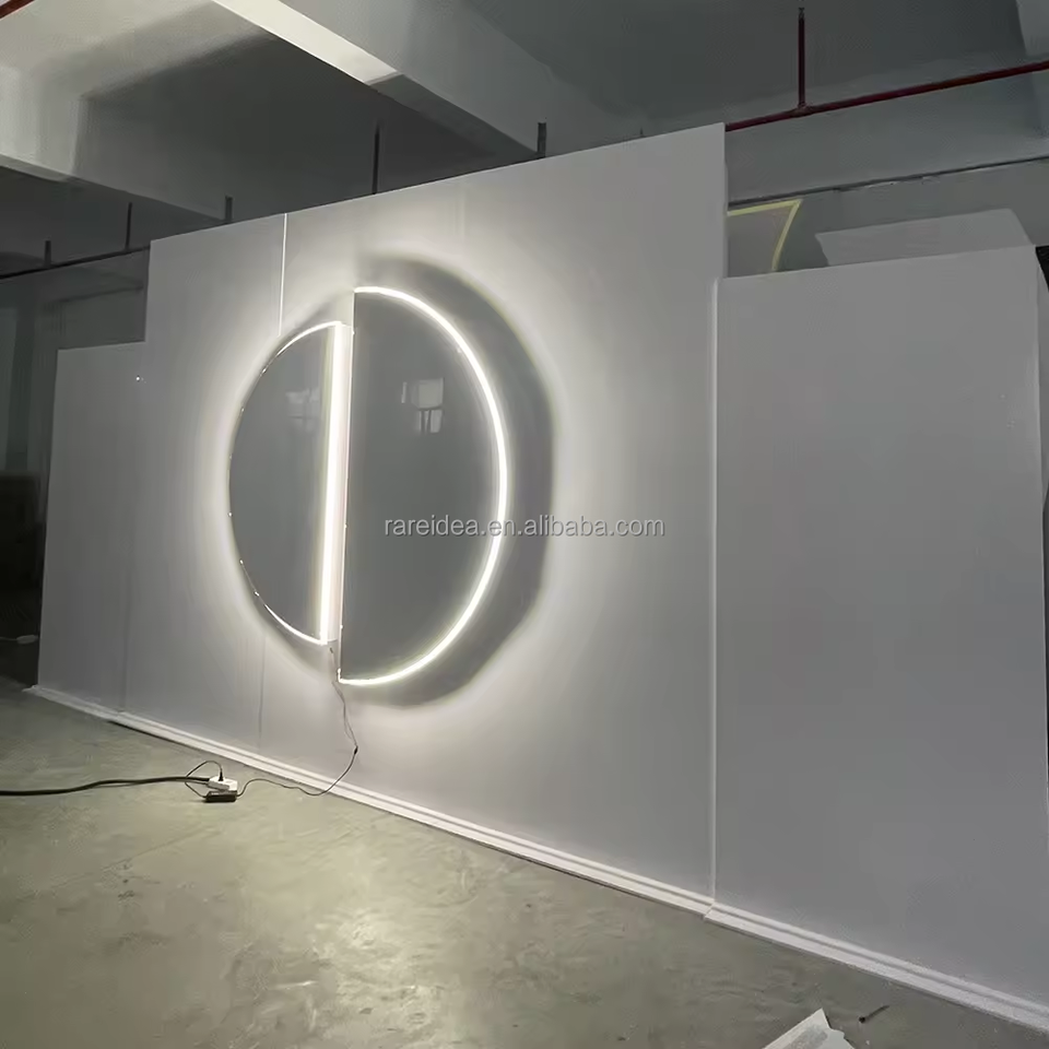 Wedding Decoration PVC Arch with White LED Backdrop - Stylish Wedding ...