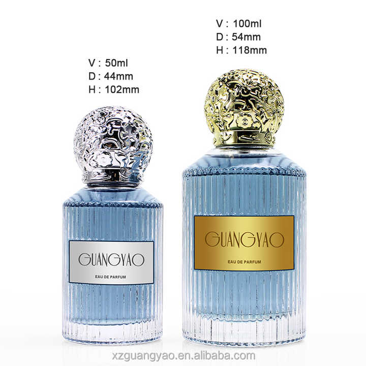 Luxury Perfume Crimp Glass Bottle 50ML Mist Sprayer Perfume Bottle ...