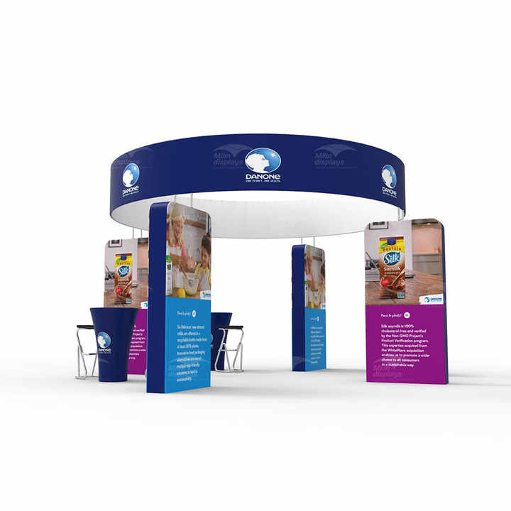 20*20ft Portable Island Trade Show Booth - MILIN Display
