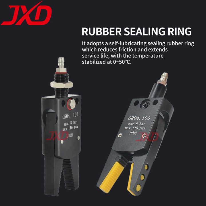 Extra Wide Jaw Mini Gripper with Soft Silicone Pad, Anti-Crash ...
