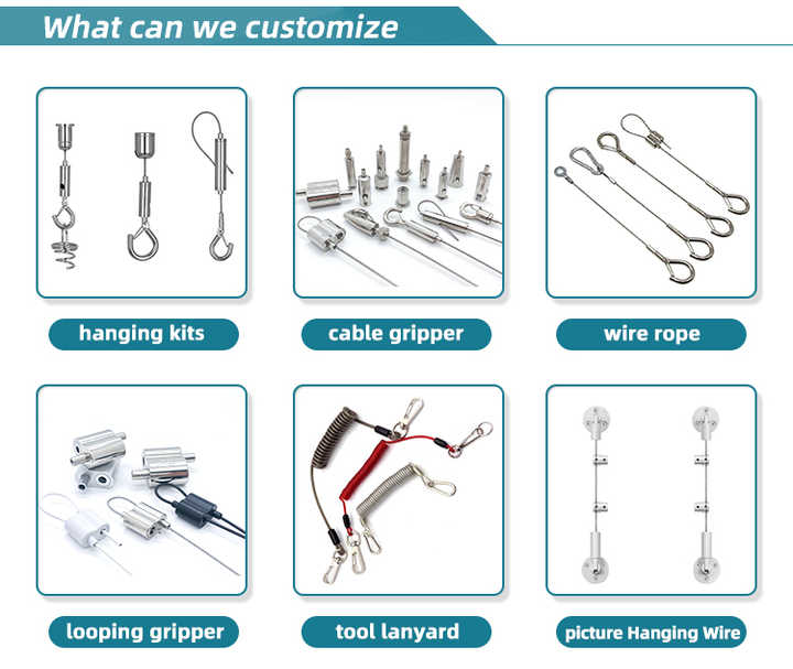 Hot Selling High Quality Ceiling Hanging System Adjustable Hook Cable ...