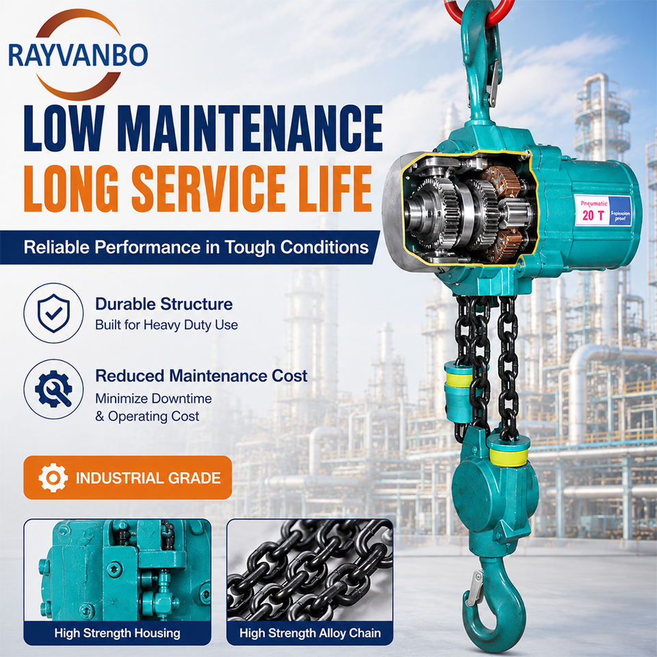 Reliable New Pneumatic Chain Hoist Heavy Load Lifting Tool with Remote ...