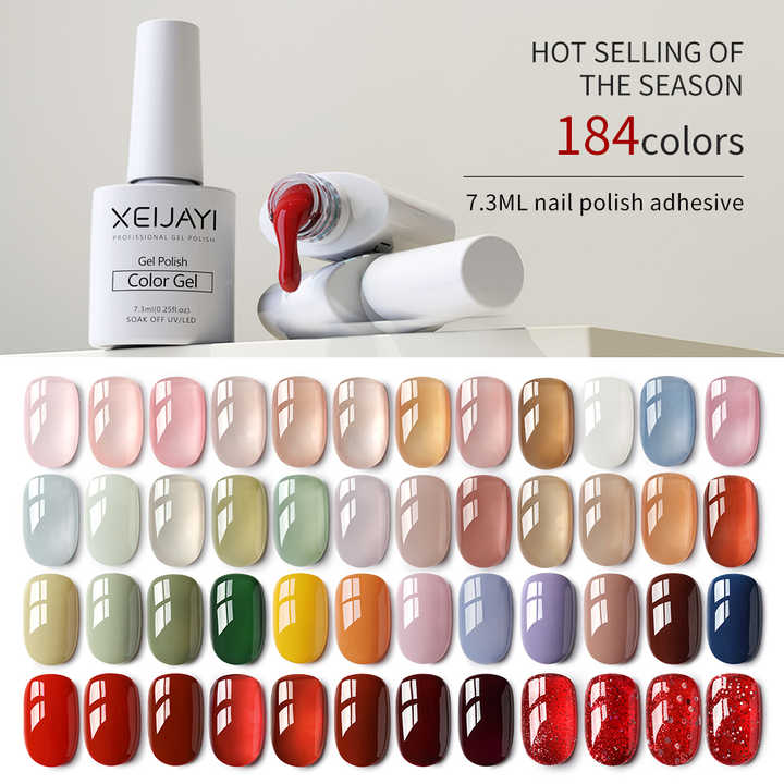 184 Colors Vegan UV Gel Nail Polish - Non-Toxic & Long Lasting, OEM