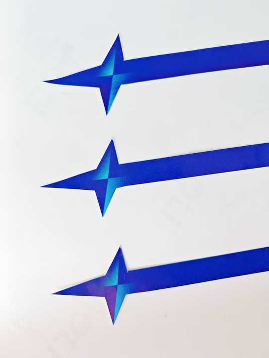 Glossy Vinyl Car Sticker Decal Removable Auto Emblem Badge with Residue ...