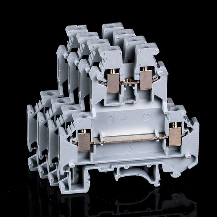 UKK5 Double Level DIN Rail Terminal Block UKK 5 Two Layer Screw Wire Connector| Alibaba.com