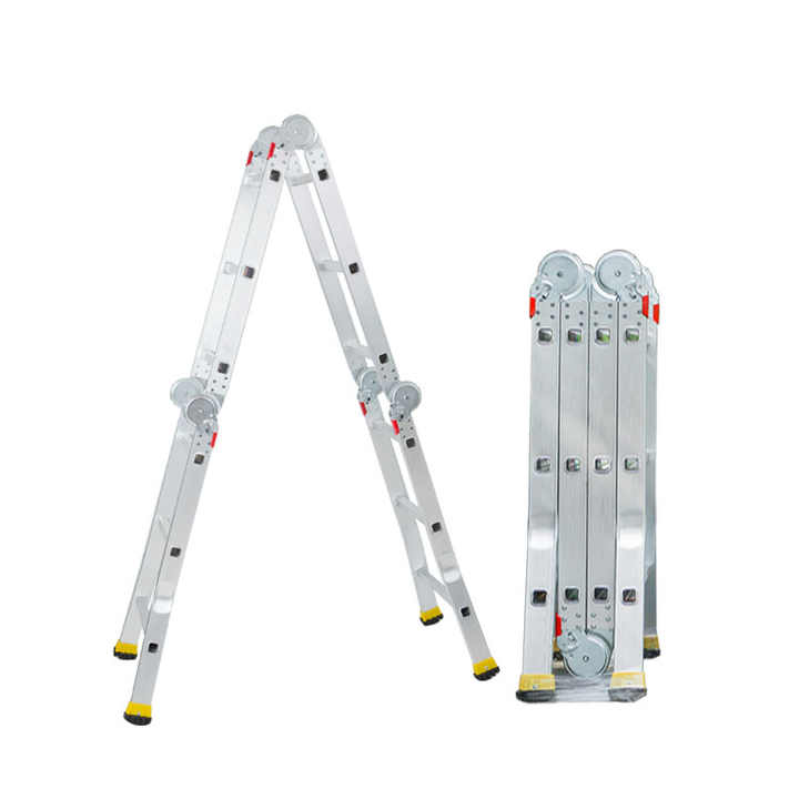 Outdoor Folding Stairs Folding Hinge 8 Meter Aluminium Ladder - Buy ...