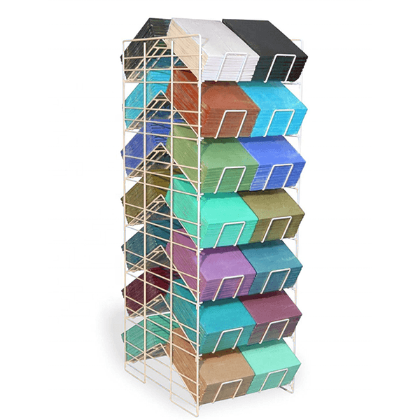 Custom Metal Paper Display Rack - A4 Paper Holder Stand