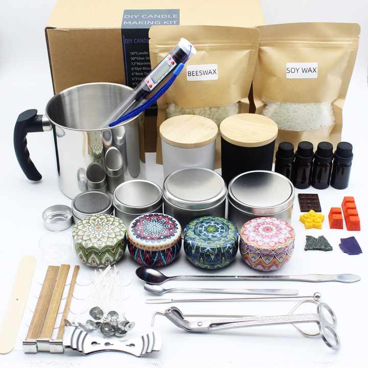 Aromatherapy Candles DIY Candle Making Kit - Pure Beeswax
