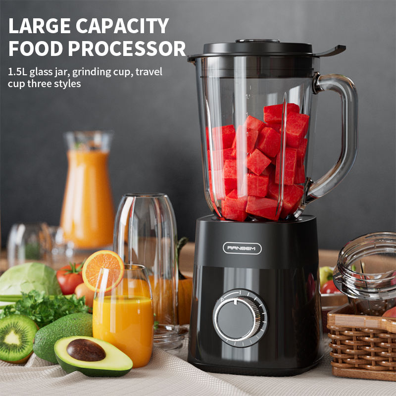 Automatic 2-Speed 1000W Kitchen Electric Blender Stainless Steel Mixing ...