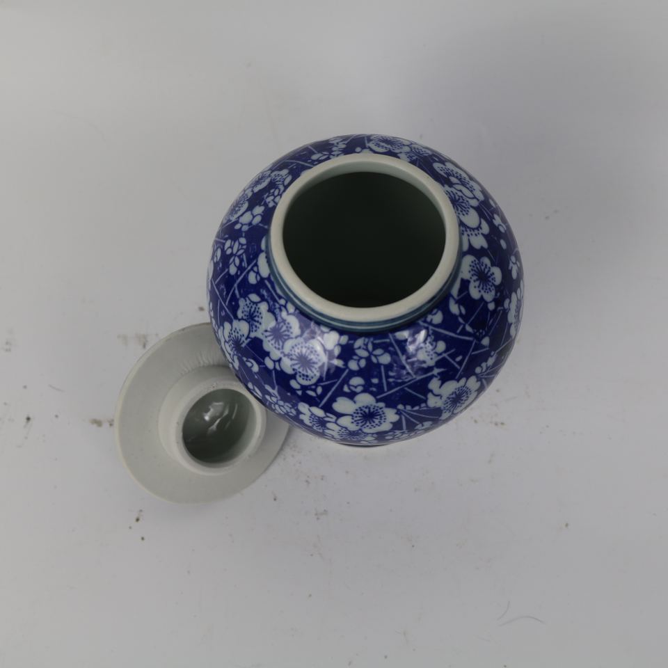 Antique Style Blue and White Dragon Cylindrical Vase, Jingdezhen ...
