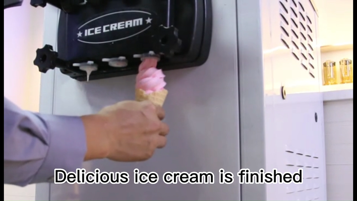 Professional Commercial Automatic Ice Cream Machine Maker 3 Flavor Soft ...
