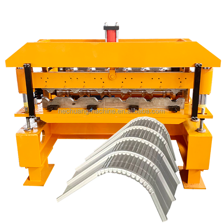 China Self Lock Steel Roofing Sheet Crimping Machine Corrugated Arch ...