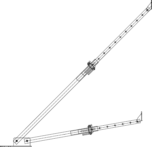 Push Pull Prop Telescopic Support Pole - Durable & Adjustable