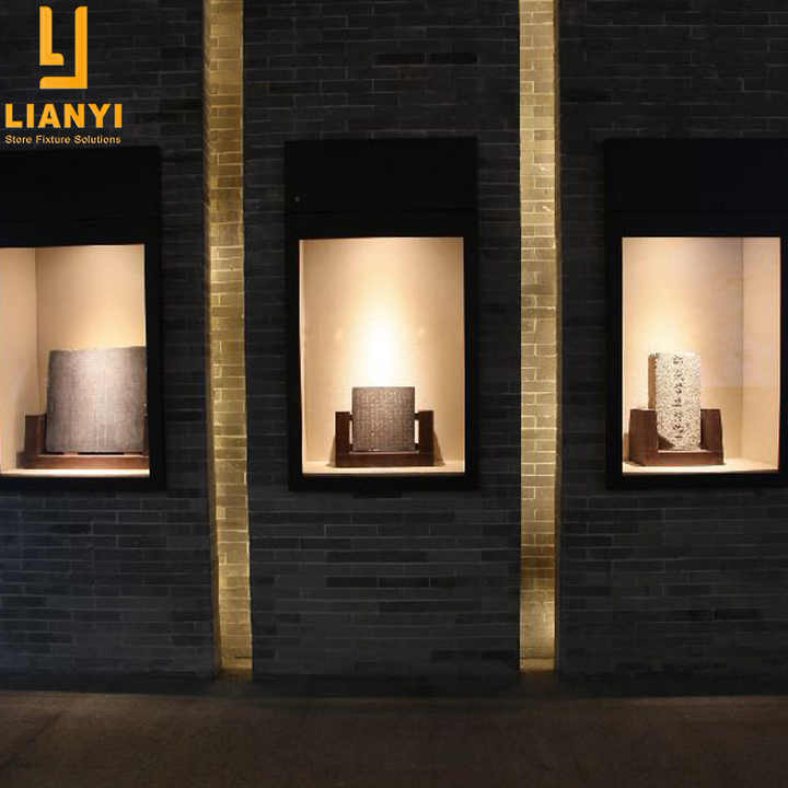 Wall Mounted Museum Showcase - Customizable Display Cabinet