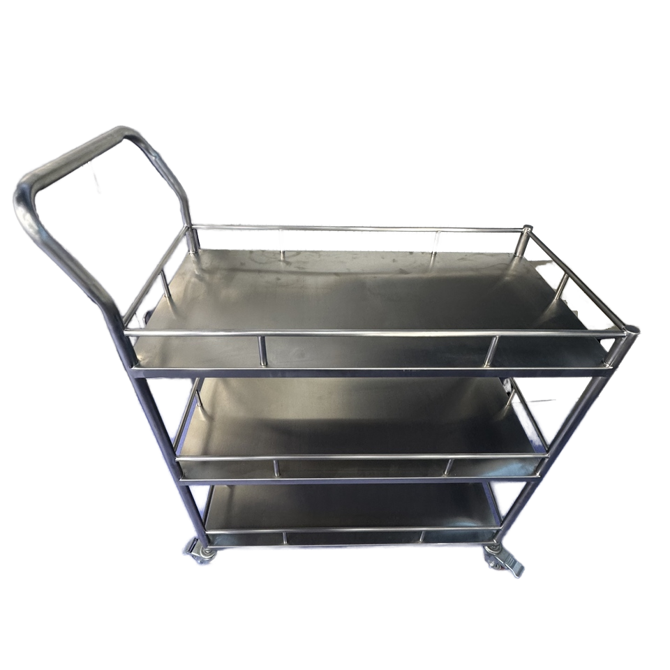 Wholesale Stainless Steel Trolley for Lab Heavy-Duty Load Capacity ...