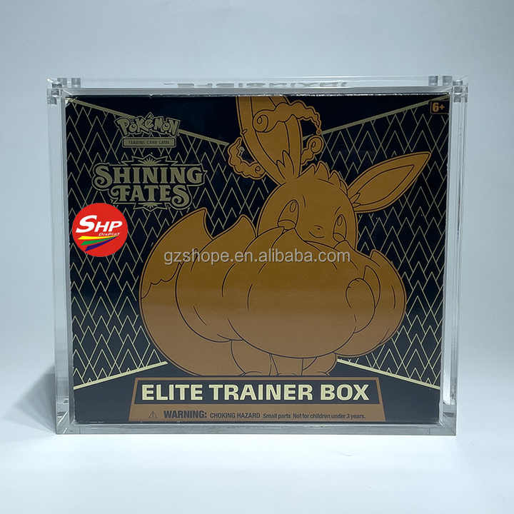 SHP Custom Pokemon Elite Trainer Box Acrylic Protector Display Case for ...