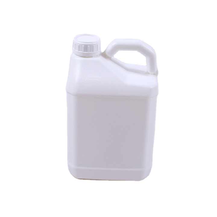 Empty 5L White HDPE Plastic Jerry Cans for Chemical Oil Packing
