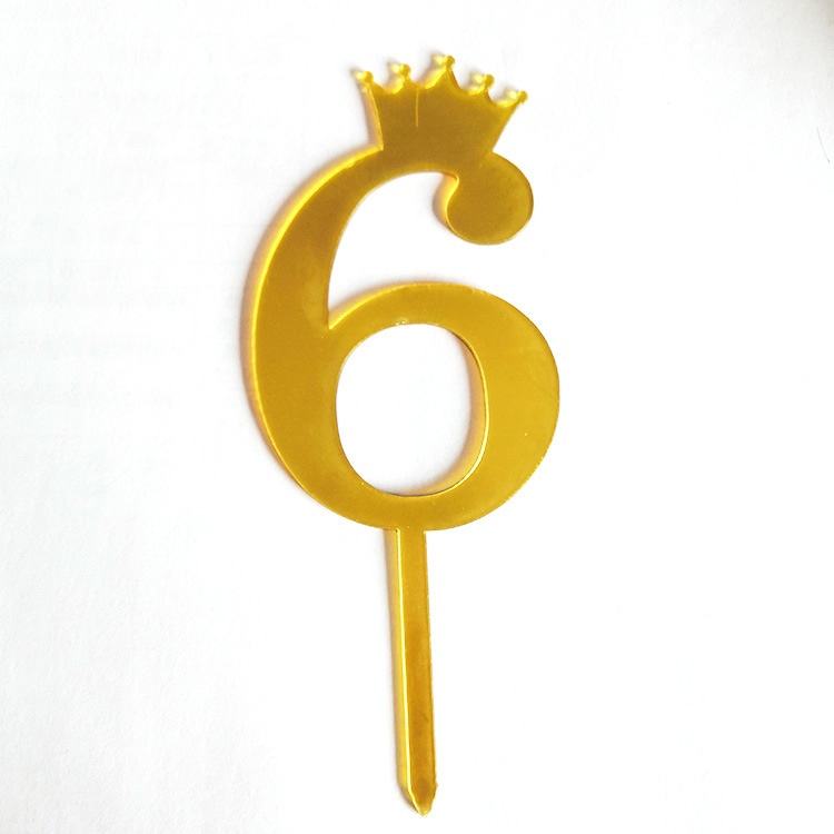 Acrylic Ten-Digit Number Inserts for Cake Decorating Supplies for ...