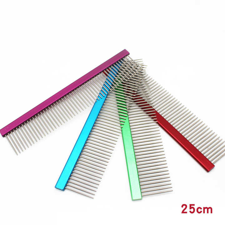 Wholesale Pet Comb Stainless Steel Sparse Compact Combination Cat Dog ...