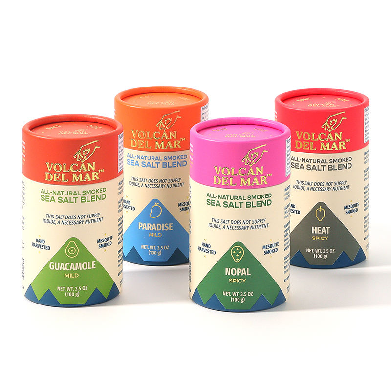 Custom Logo Eco-friendly Recyclable Kraft Paper Tube Paper Cylinder Box ...