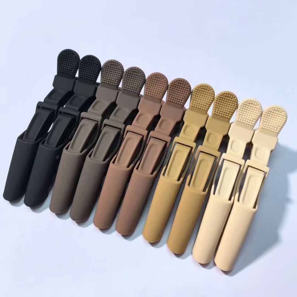 Alligator Hair Clips for Styling Sectioning Neutral Matte Nonslip ...