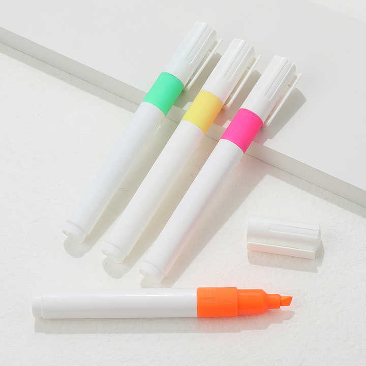 4 Color Direct Price Highlighter Promotional Custom Logo Neon ...