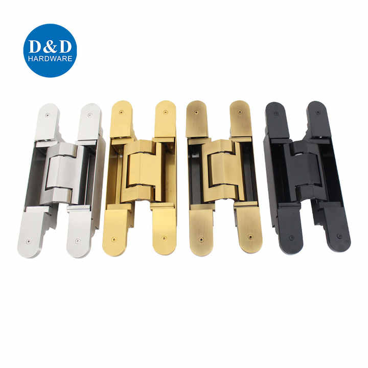 180 Degree Concealed Hinges Hidden Door Stainless Steel Zinc Alloy 3D ...