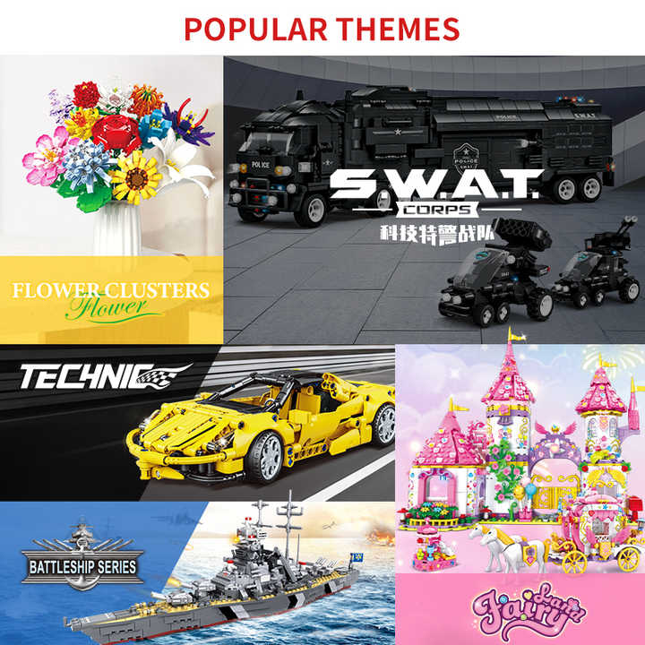 WOMA TOY SWAT Mobile Combat Bus - Educational Building Block Set