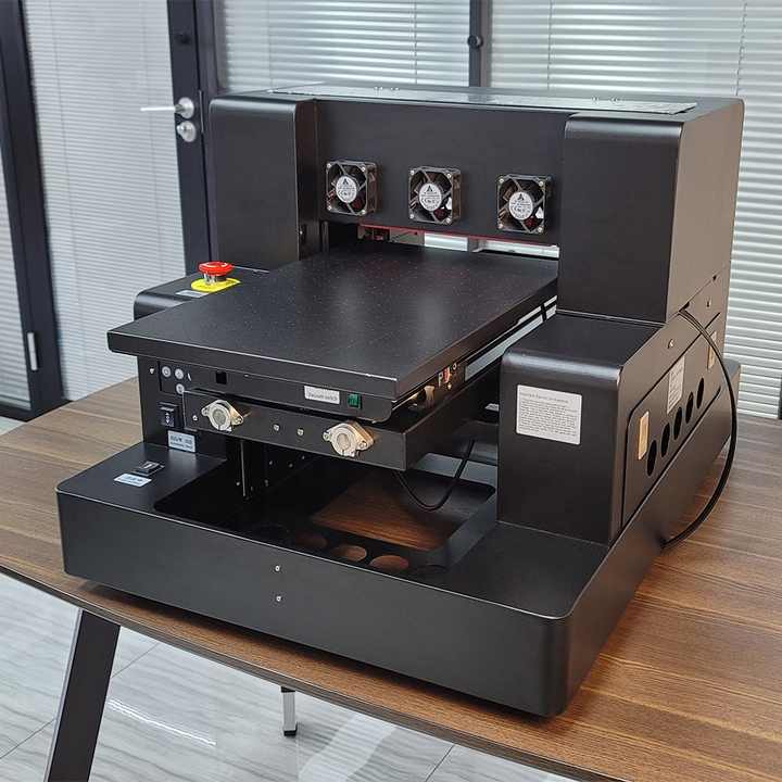 A4 UV Printer with Varnish UV DTF for Printing Bottle Pen Phone Case