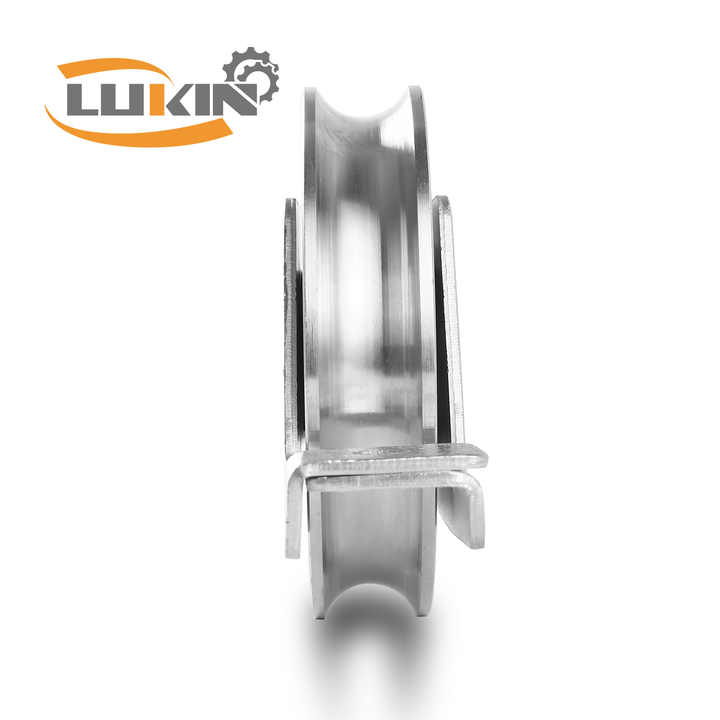 Sliding Gate Steel Wheel Stainless Steel Groove Wheel With Mounting ...