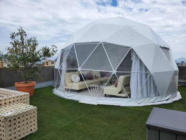 6m Diameter Geo Dome House - Glamping Rest Dome Tents