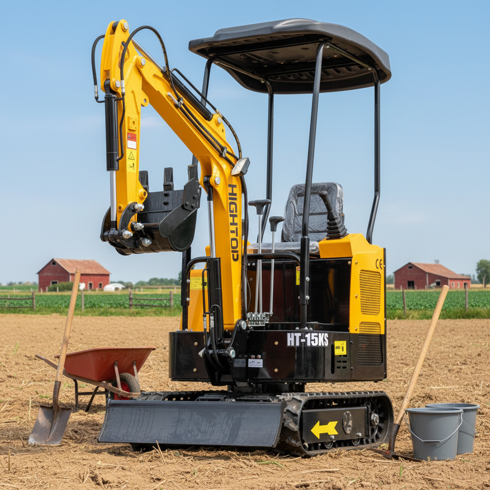 Smallest Crawler Mini Compact Excavator Bagger 1800kg Hydraulic ...