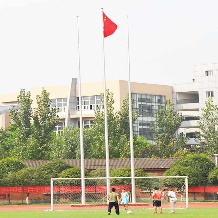 8 Meters Stainless Steel Flag Pole - 360 Degree Rotating