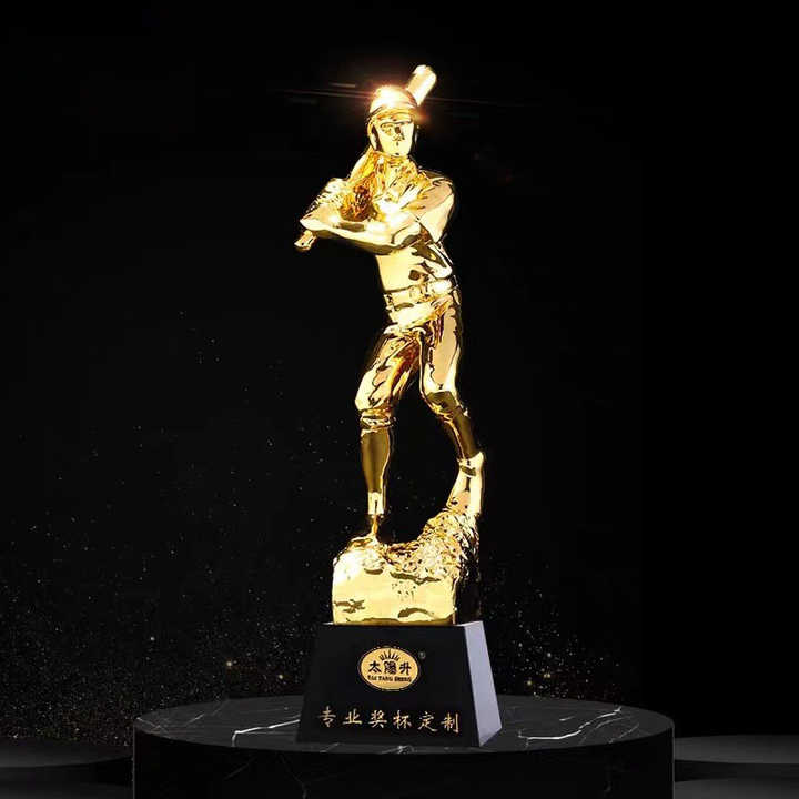 Yiwu Collection Manufacture Baseball Figure Medals And Trophies ...