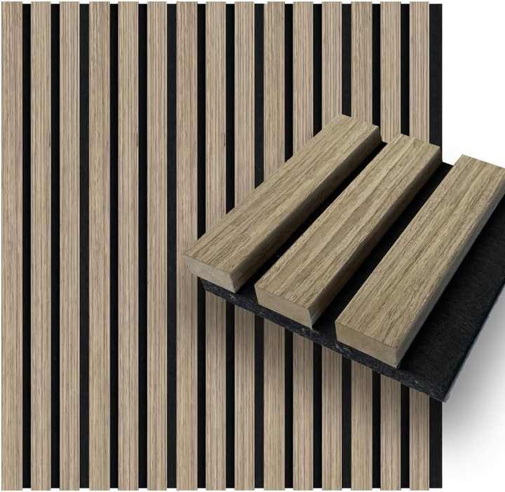 Office Studio Akupanel Wooden Slatted Sound Absorbing Proofing Boards ...