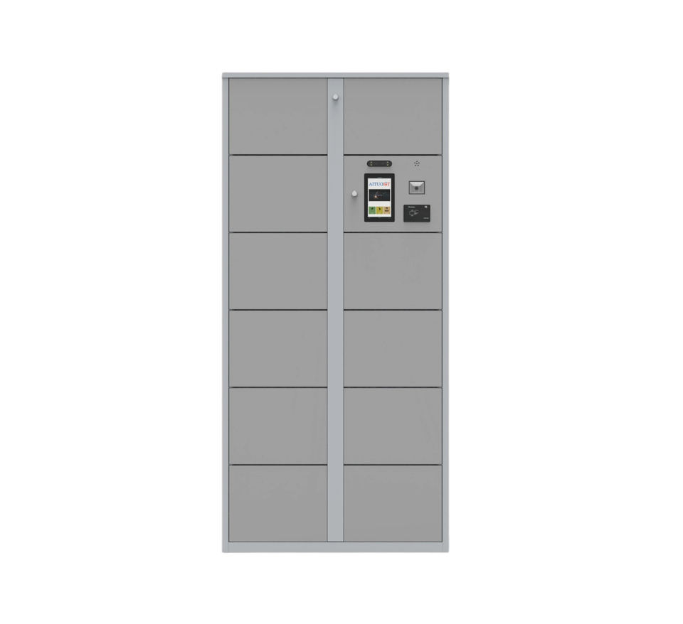 24 Hours Face Recognition Locker Self-service Smart Storage Locker for ...