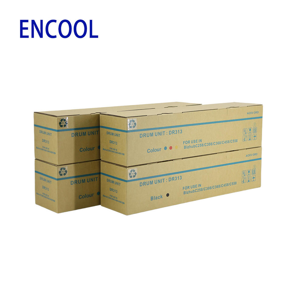 ENCOOL Dr313 Drum Unit for Konica Minolta Bizhub Dr313 C258 258 C308 C368 C458 C558 C658 ...