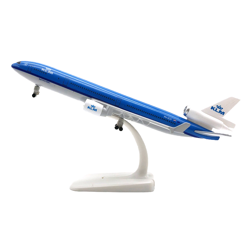 ABCI Netherlands MD-11 KLM 1/200 Scale Metal Aircraft Model 20cm for ...