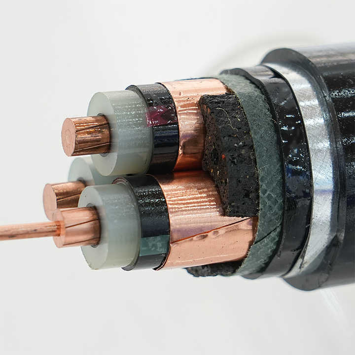 Industrial Electrical Transmission Cable YJV 2-4 Cores XLPE Insulated ...
