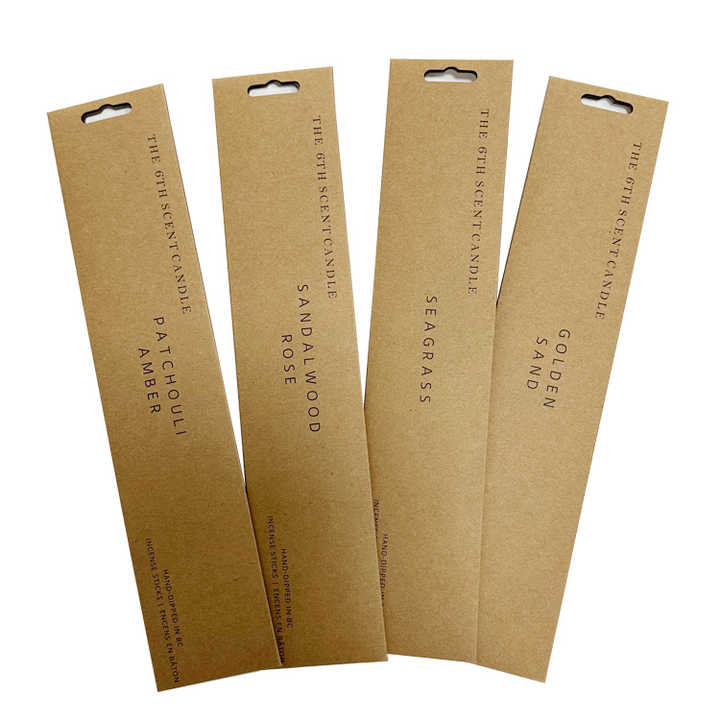 Custom Logo Blank Kraft Eco Magnet Carton Cone Incense Boxes