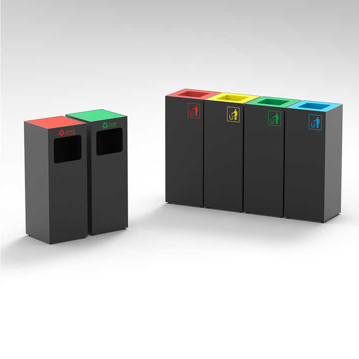 Eco-friendly Metro Single-Stream Collection Waste Bins